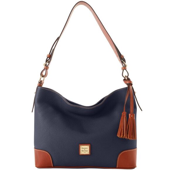 Dooney & Bourke | Bags | Dooney Bourke Pebble Grain Large Sac Shoulder ...